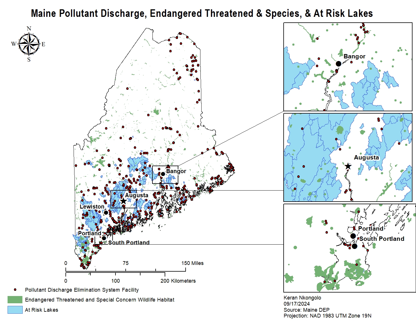 Maine Pollutant Discharge | Spatialnode